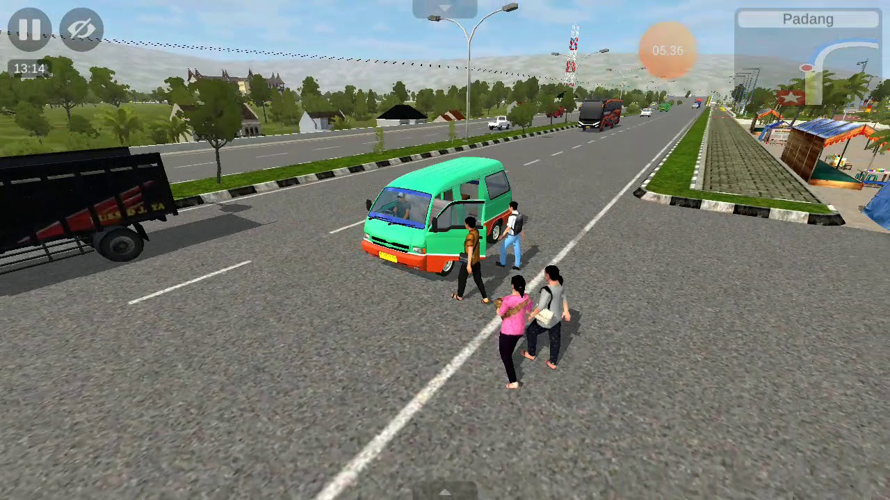 Melanjutkan karier menjadi sopir angkot.bus simulator Indonesia part 1 ...