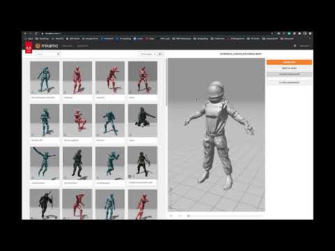 Mixamo Upload & Download Rigged Character - YouTube