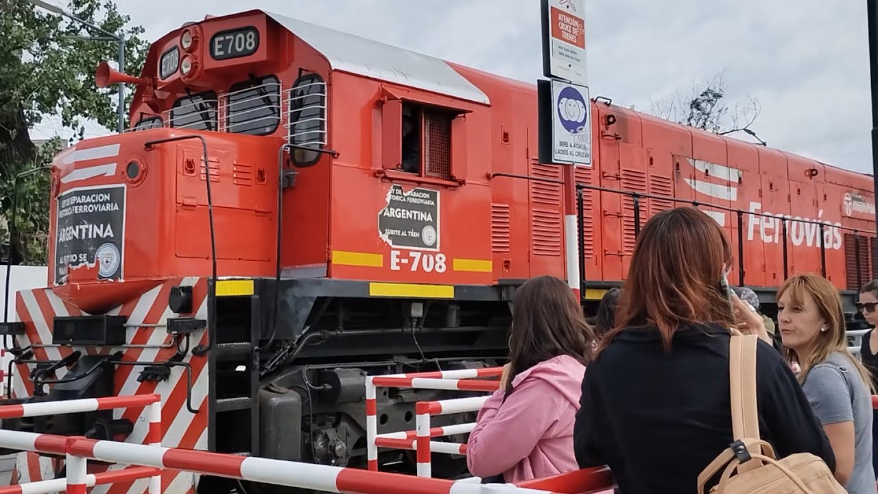 belgrano norte GM G22 CU E708 en los polvorines - YouTube