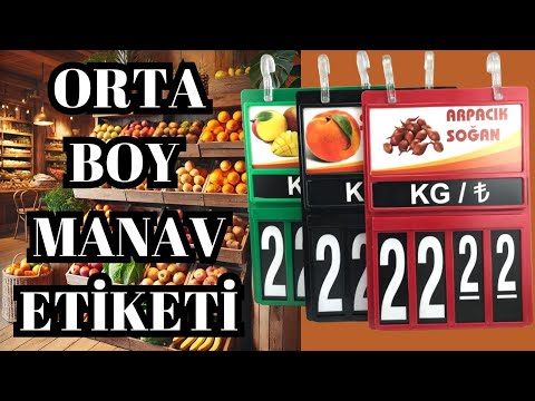 YAMANİ DİSPLAY ORTA BOY MANAV ETİKETİ
