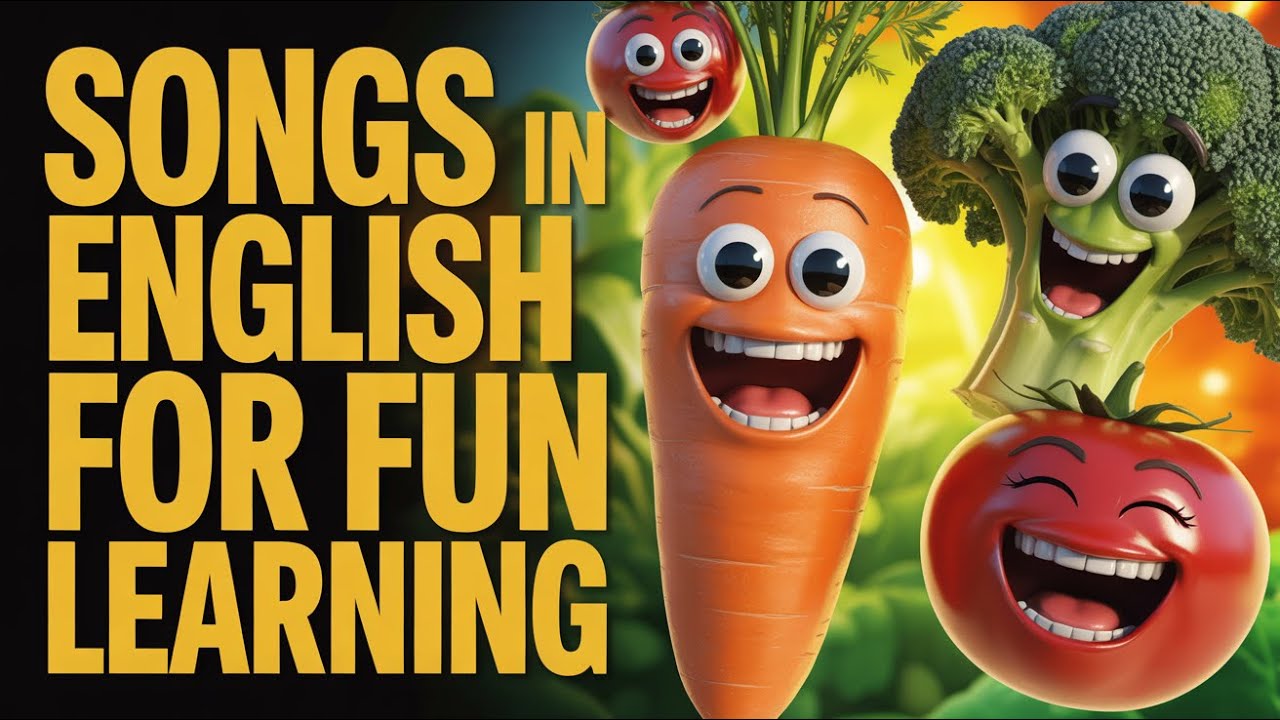 Preschool Songs About Vegetables | Learn English and Healthy Eating Fun ...