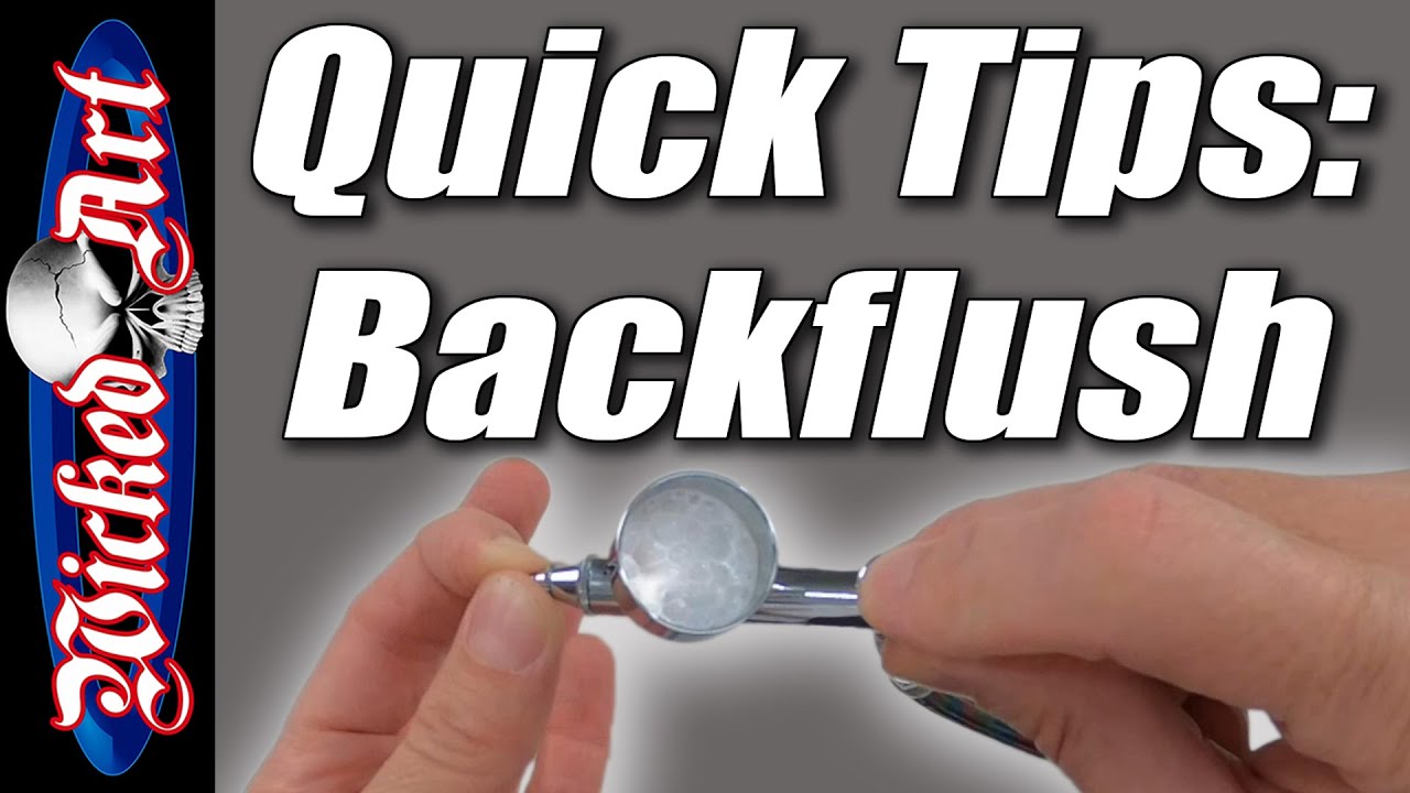 Airbrush Quick Tips: Backflushing - YouTube