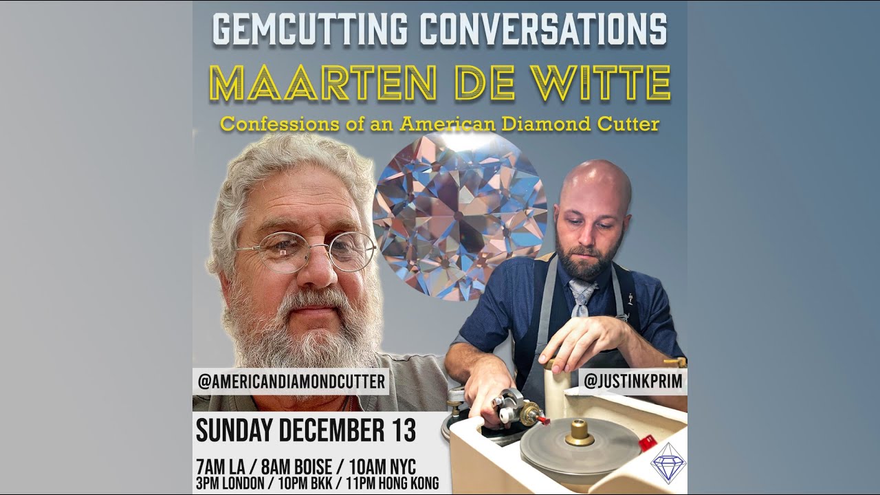 Gemcutting Conversations - Maarten de Witte - YouTube