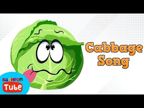 English Nursery Rhymes For Kids | Cabbage Song | Vegetables Nursery ...