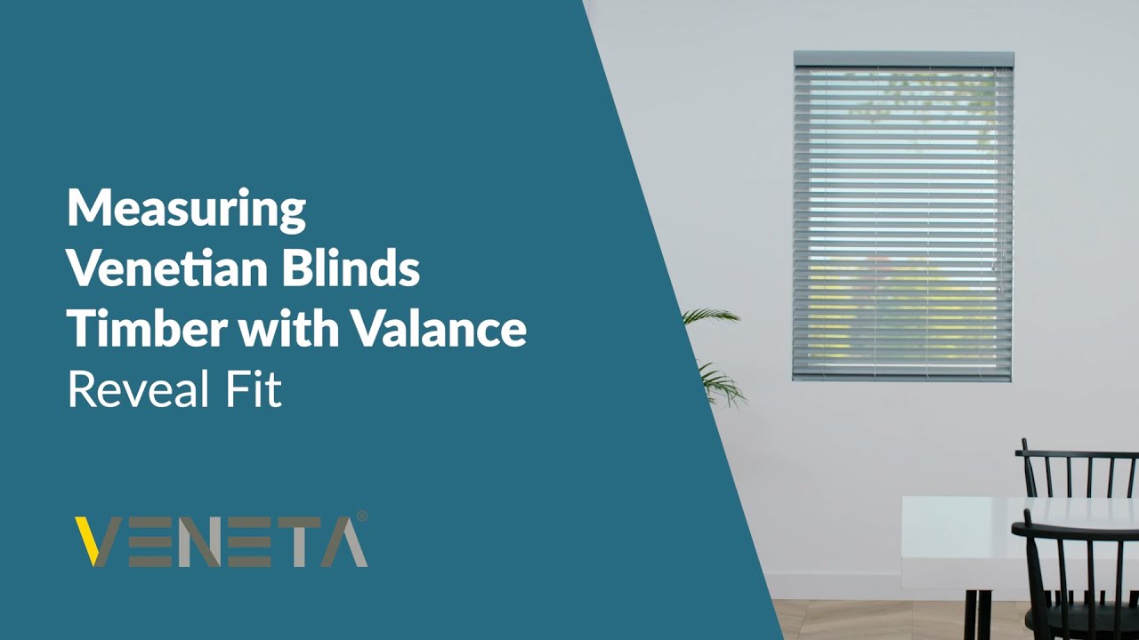 How to Measure Your Window For a Veneta® Reveal Fit Blind | Timber ...