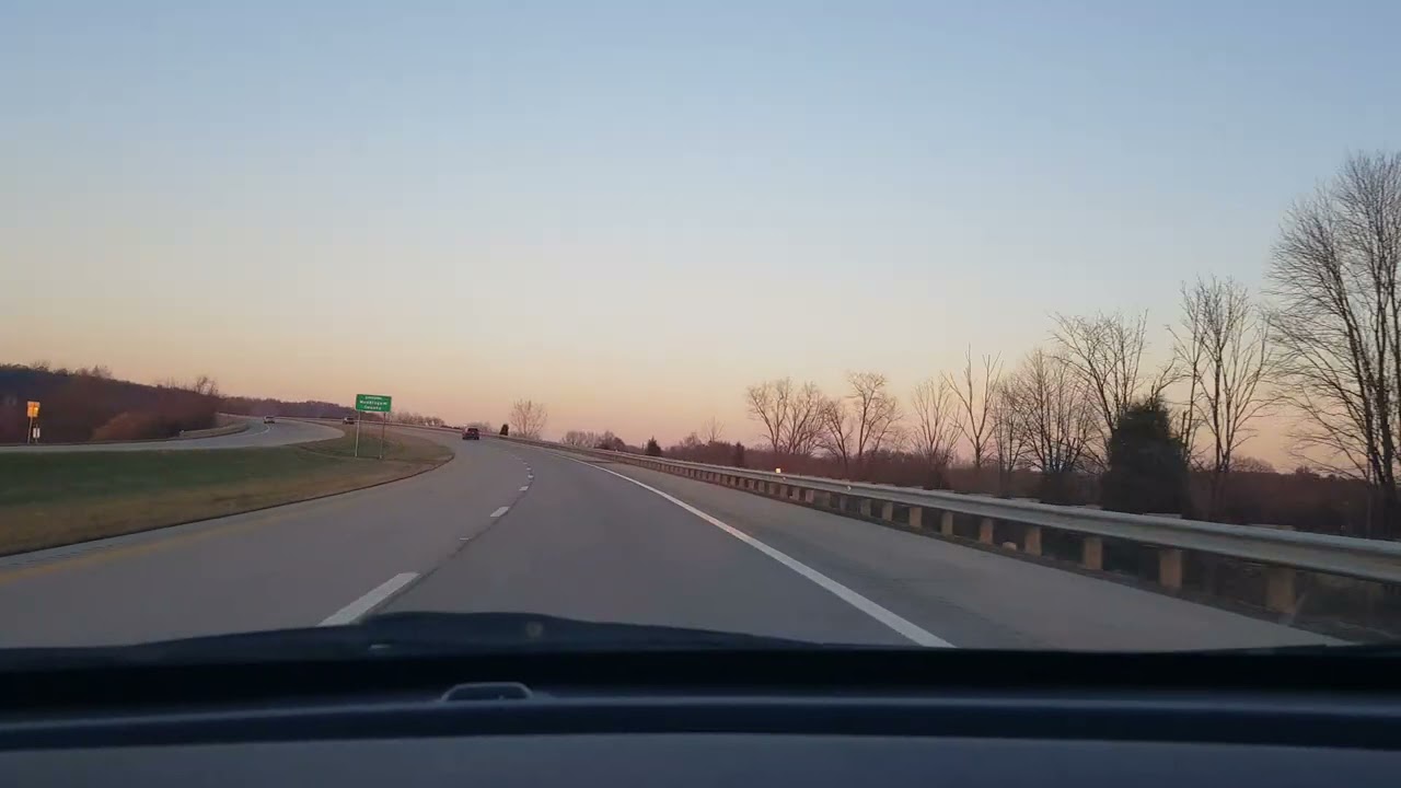 Driving through Ohio in the sunset. - YouTube