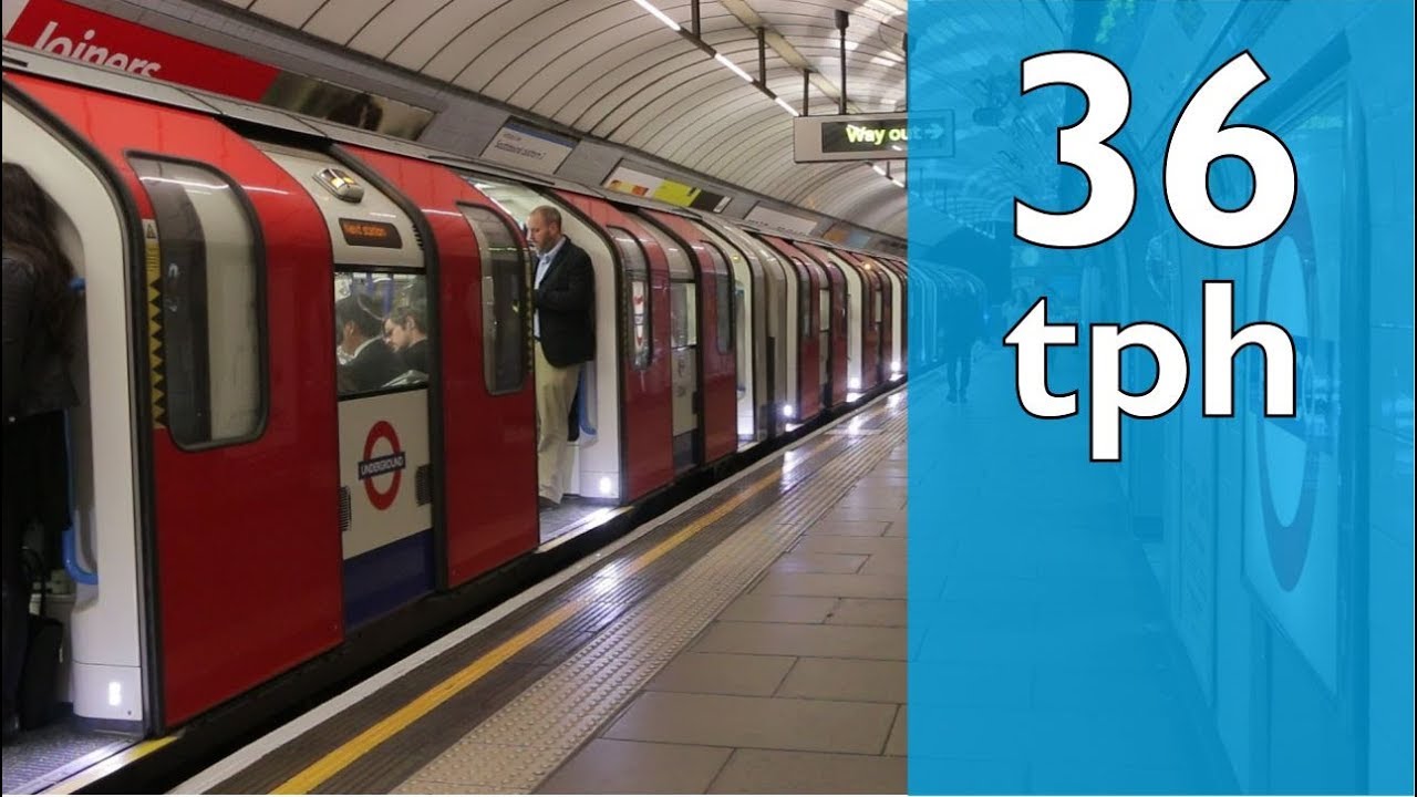 The Victoria Line Gets 36 Trains per Hour - YouTube