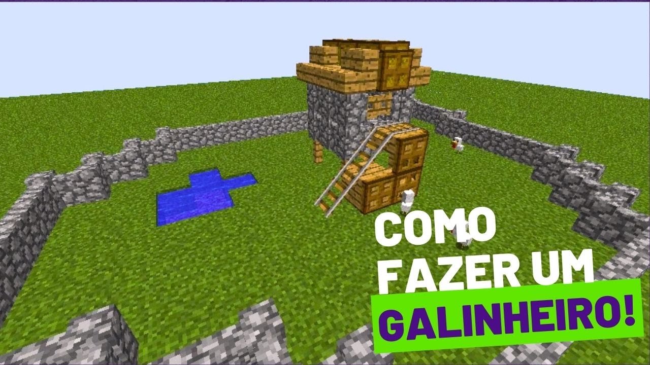 Como Fazer Um Galinheiro No Minecraft - YouTube