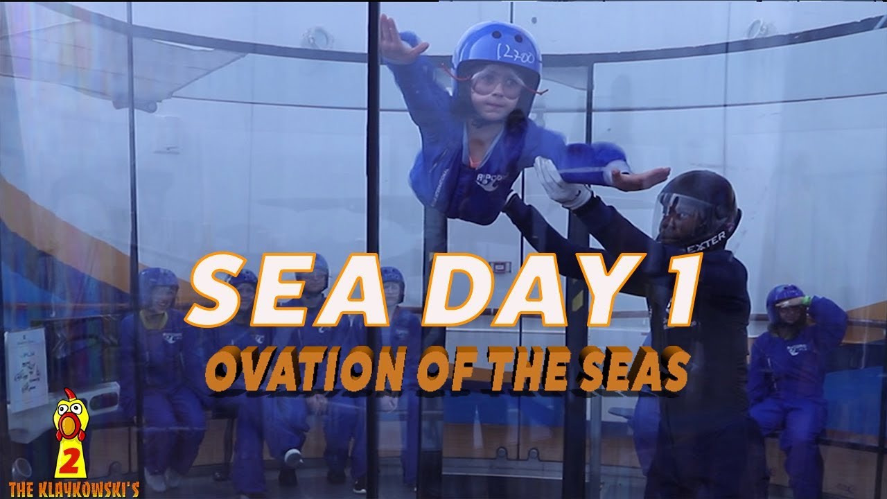 Ovation of the Seas | Sea day Fails| An honest review | IFly experience ...