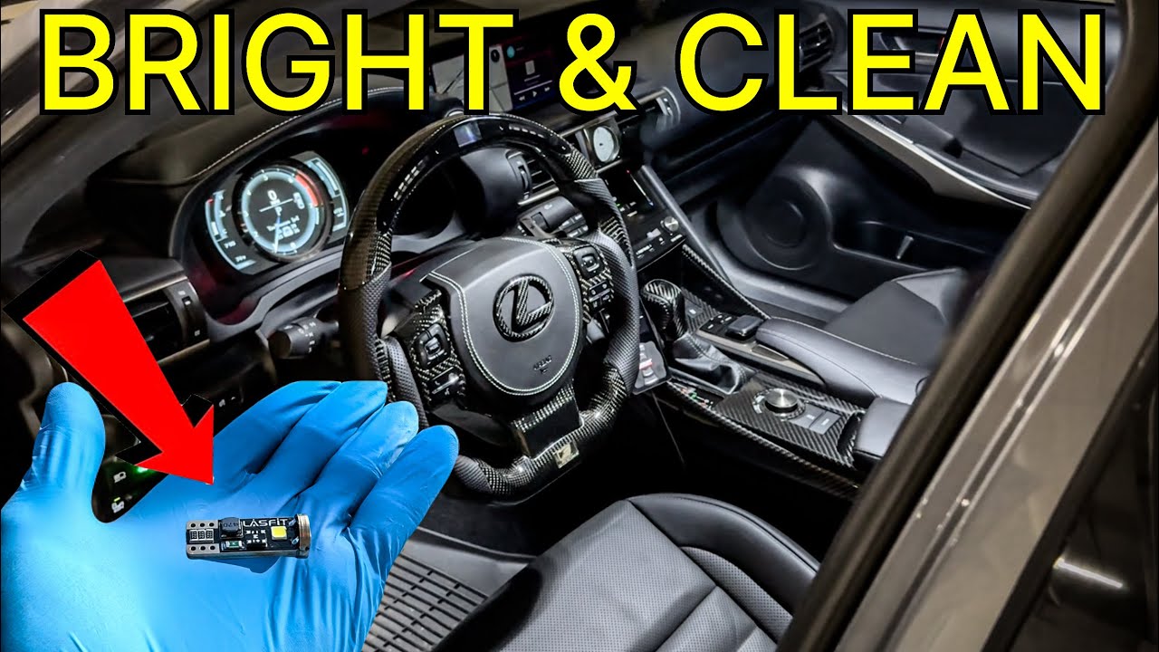 HOW TO CHANGE ALL INTERIOR LIGHTS TO LED! | Lexus 3IS | Lasfit T10 ...