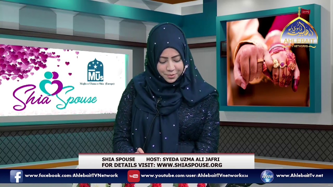 Shia Spouse I Syeda Uzma Ali Jafri I MUS Europe I 06 03 2020 - YouTube