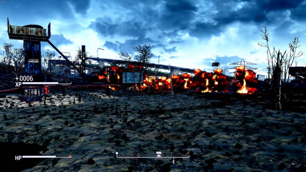 Fallout 4 blowing up 1000 nuke engines. - YouTube