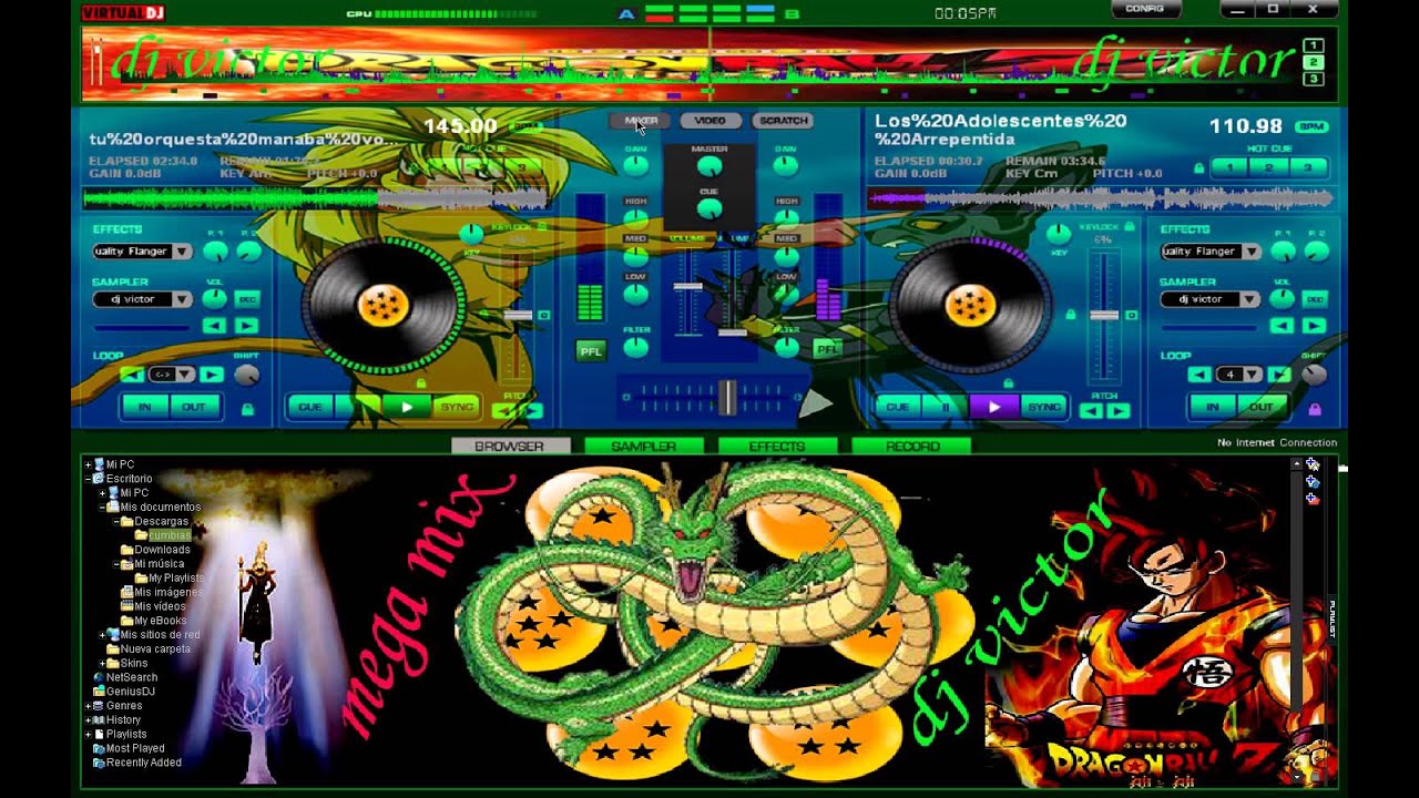 Skins virtual dj 2014 dragon ball z la batalla de los dioses - YouTube