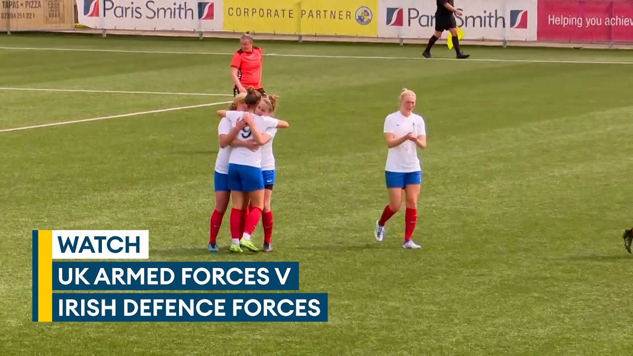 UK Armed Forces women v Irish Defence Forces women LIVE – Forces ...