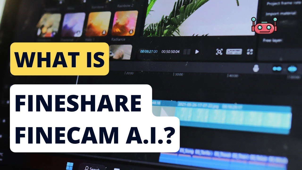 What is FineShare FineCam A.I.? (Simplifies video production and enhances quality) - YouTube