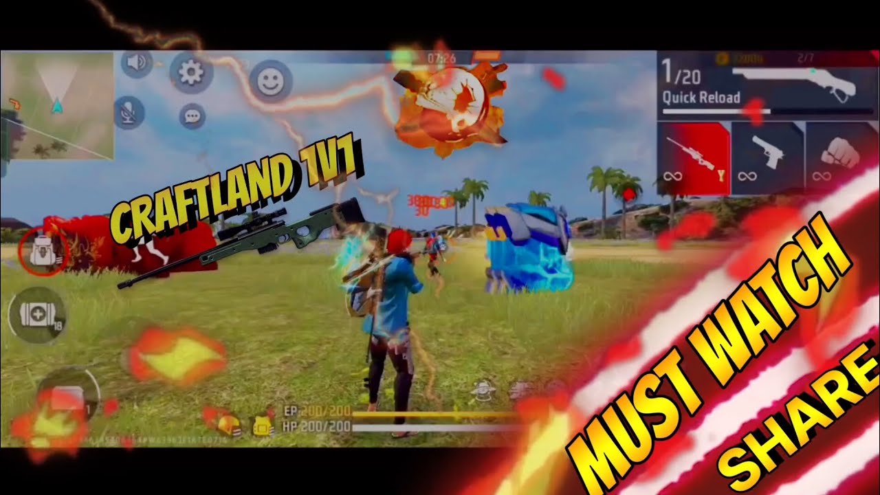 CRAFT LAND 1V1 💪 || AWESOME 😎 N OP GAMEPLAY 🗣️//COMING UP... - YouTube