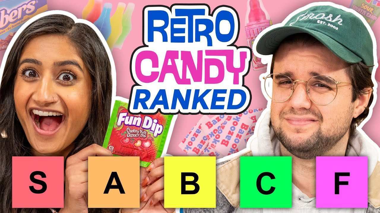 We Rank Throwback Candy - YouTube