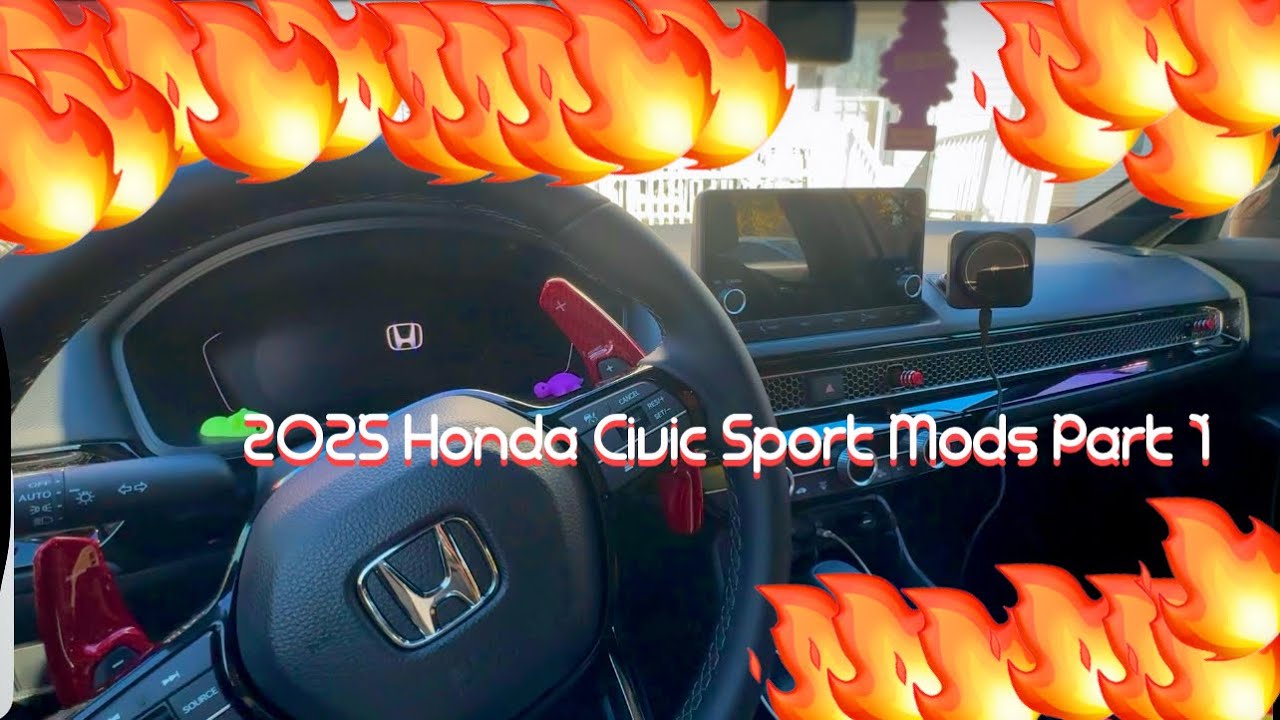 2025 Honda Civic Sport Mods Part 1! - YouTube