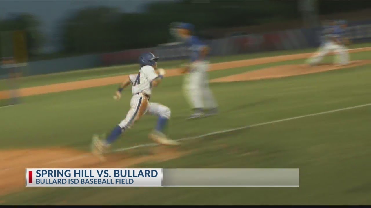 Bullard baseball beats Spring Hill 7-4 - YouTube