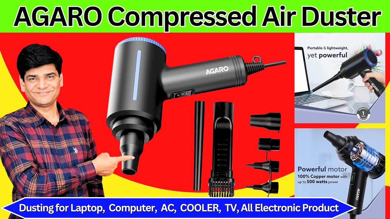 Agaro Compressed Air Duster | Air Duster | High Presser Air Duster ...