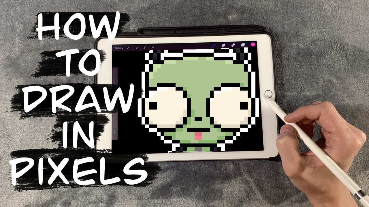 Pixel Doodle: An Overly Accelerated How to Draw- Gir from Invader Zim ...