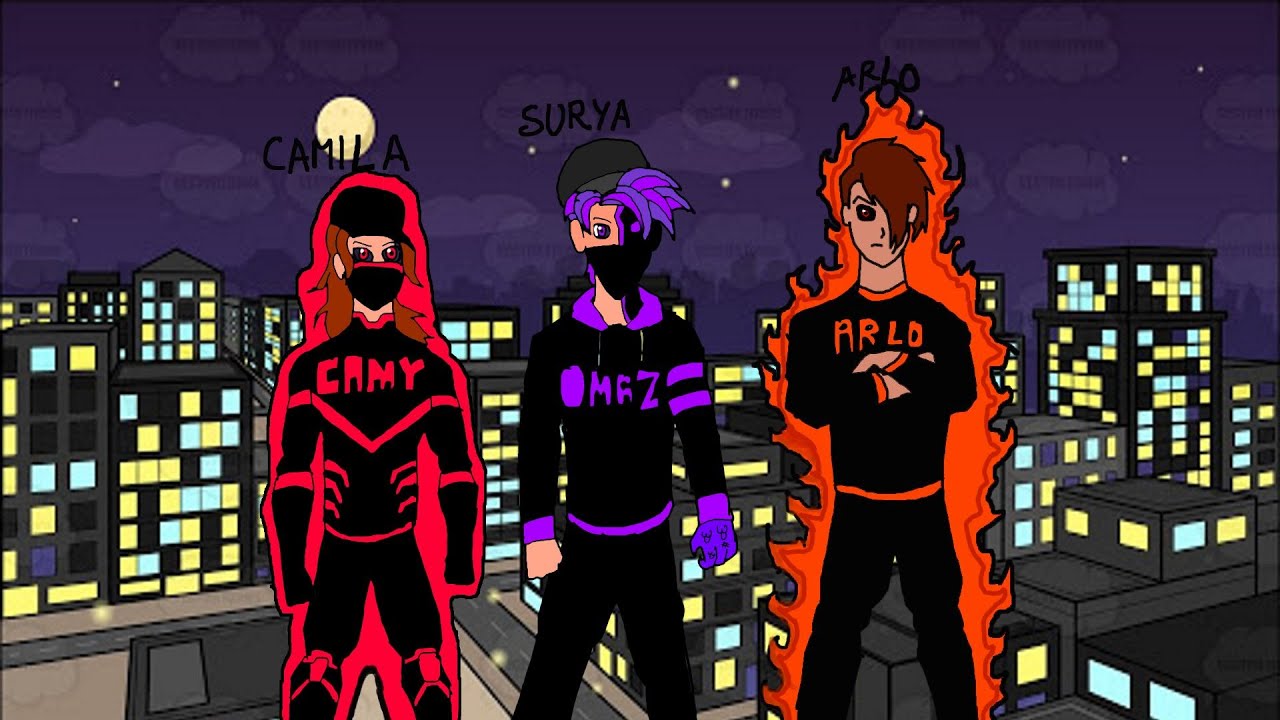 THE GANG Drawing some sketches of my new animated series - YouTube