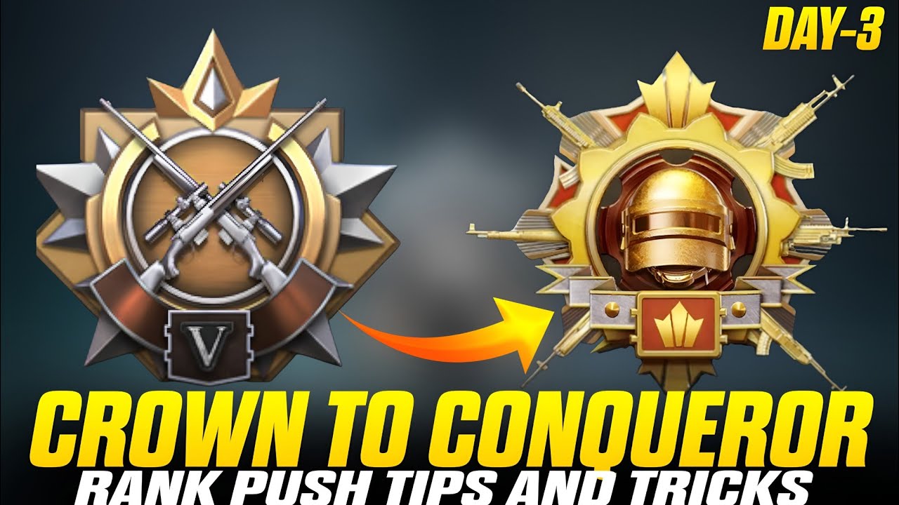 DAY-3 CROWN TO CONQUEROR DUO RANK PUSH TIPS | BEST STRATEGY TO GET HIGH ...