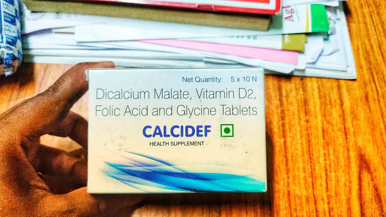 Calcidef Tablet Uses,Benefits, Side effects | Tablets Pharma - YouTube