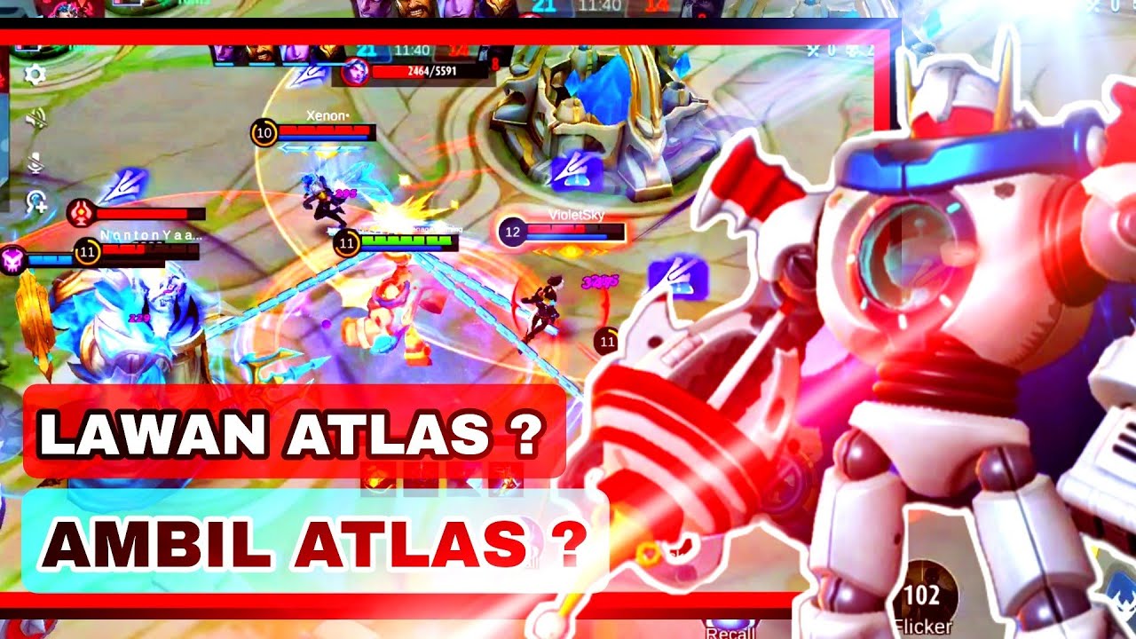 atlas mobile legends full power atlas gameplay - YouTube