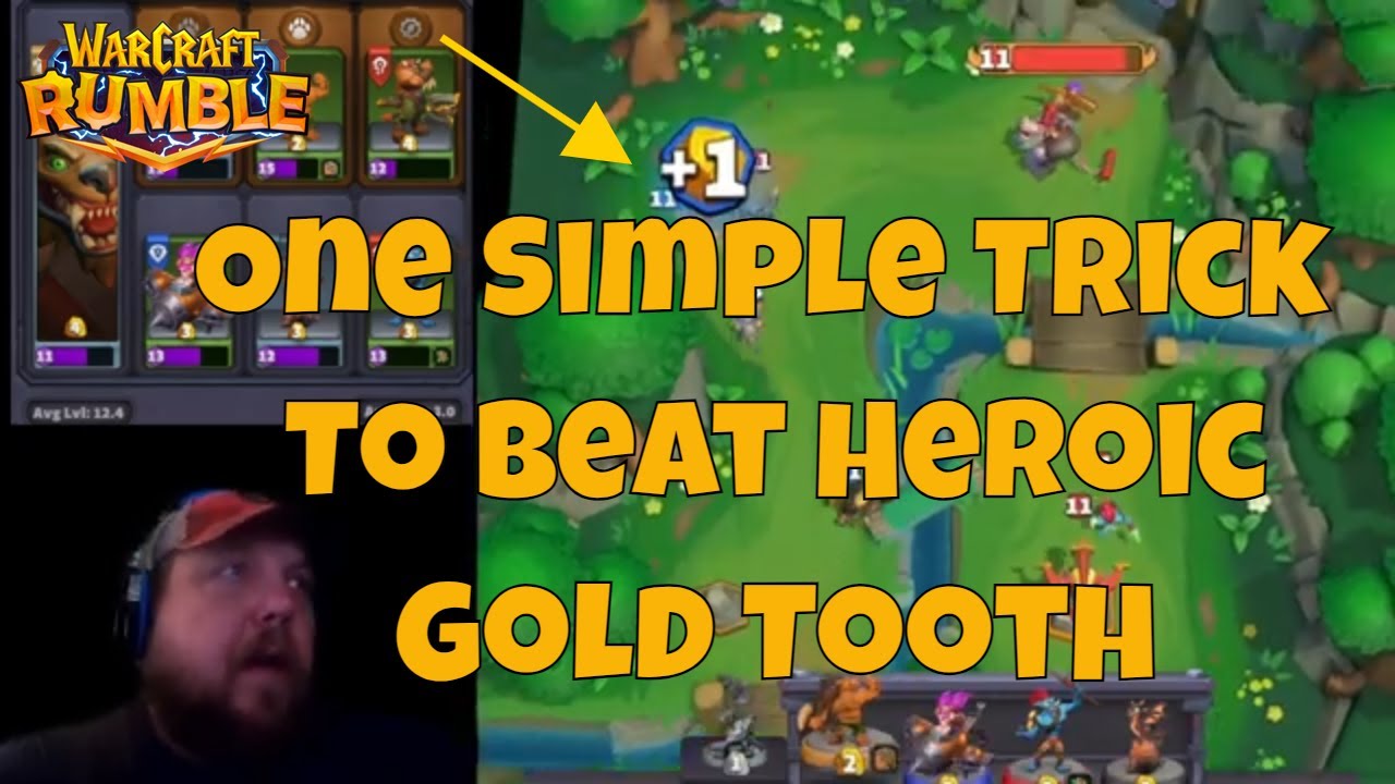 FTP Heroic Gold Tooth Warcraft Rumble Guide - YouTube