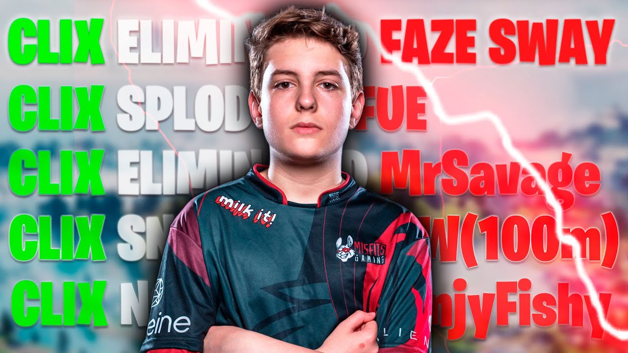 30 times when NRG Clix activates GOD MODE... | CLIX BEST MOMENTS - YouTube