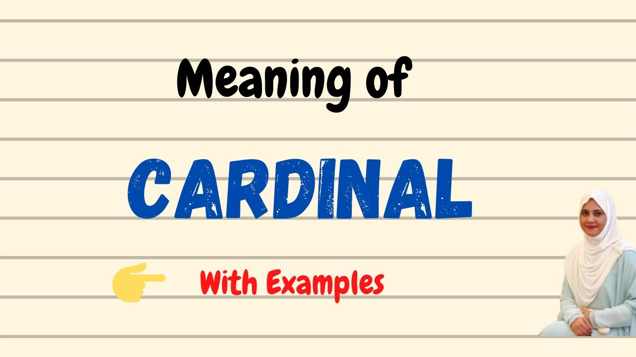 Daily vocabulary | Cardinal Meaning | Vocabgram - YouTube