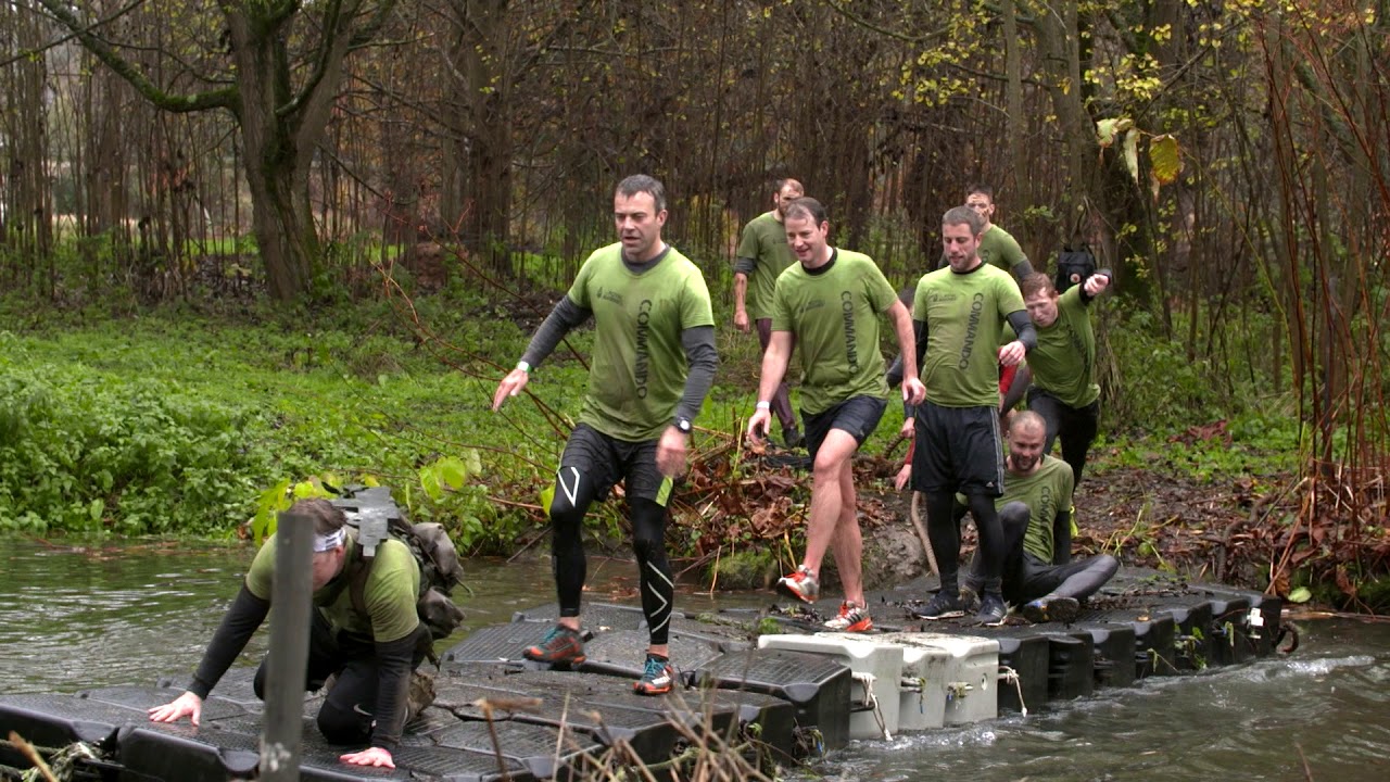 Commando Series Obstacle #18 Wobbly Bridge - YouTube