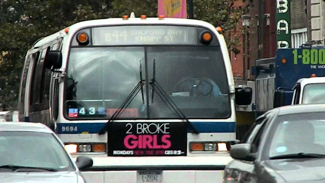 MTA NYCT 1998 Nova Bus Model T80-206 "RTS-06" #9694 on the B44 Limited ...