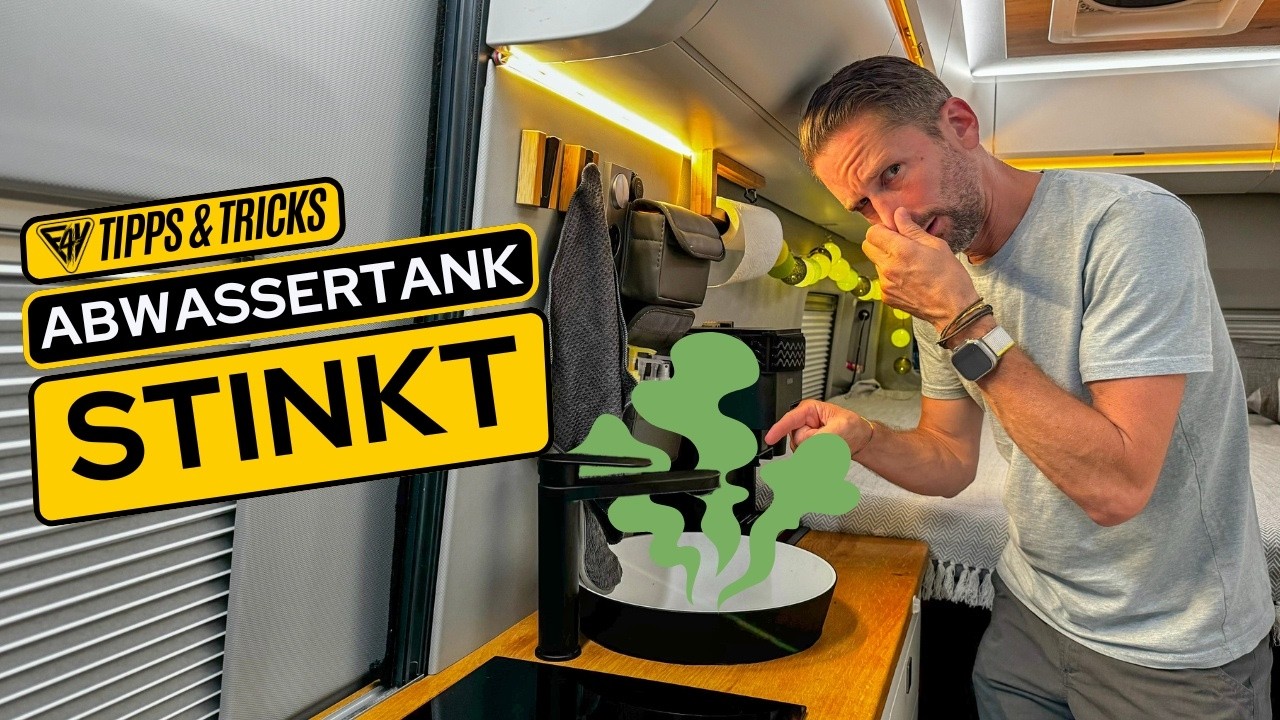 Abwassertank Wohnmobil stinkt - 6 Maßnahmen gegen eklige Gerüche - YouTube