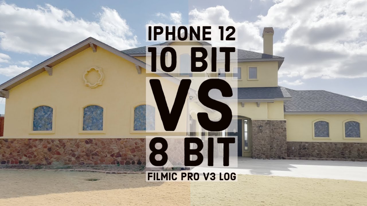 shoot 10 bit with iphone 12 - YouTube