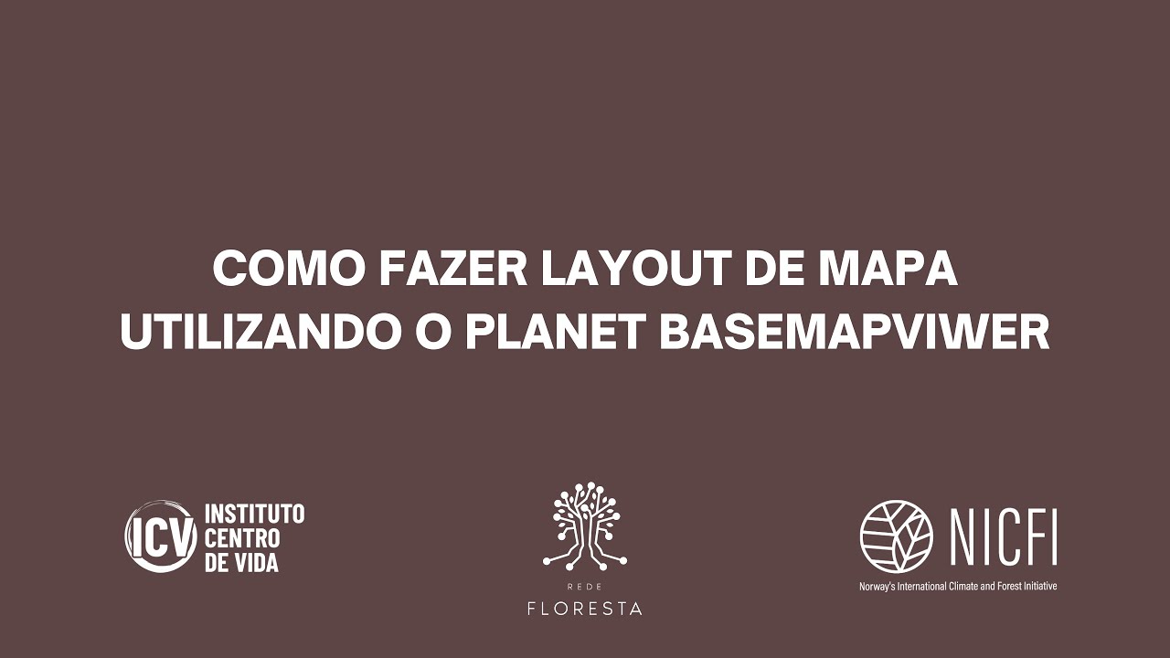 Como fazer layout de mapa utilizando o Planet Basemapviwer no Qgis ...