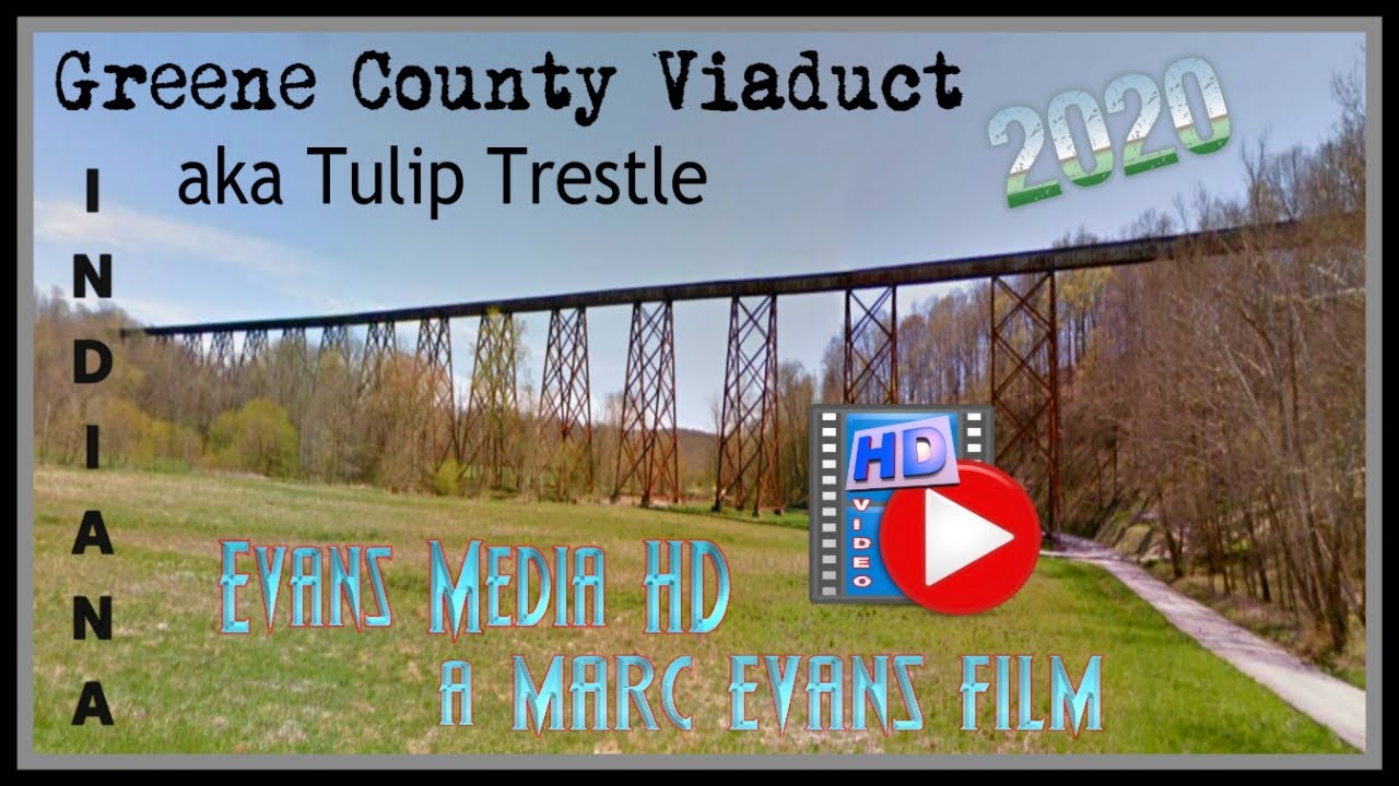 Greene County Viaduct also called Tulip Trestle - YouTube