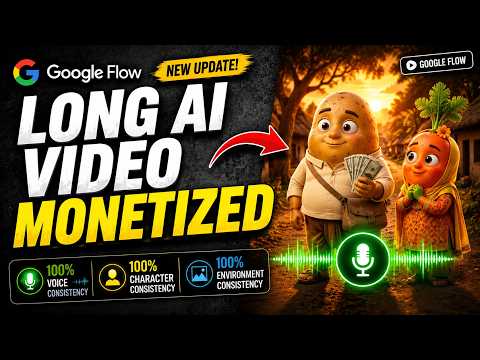 I Created a Long AI Video using Google Flow 100% Voice Consistency | Insane Results