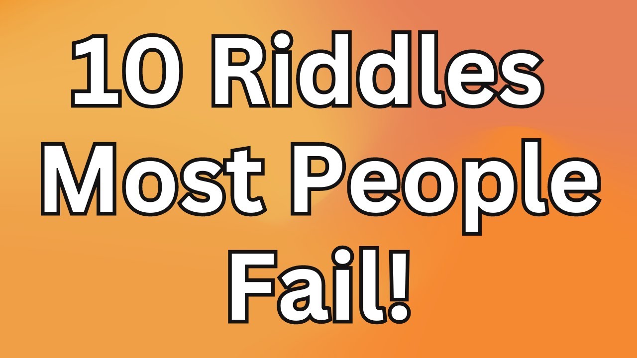 Top 10 Mind Bending Riddles | Most People Fail - YouTube