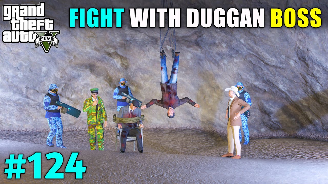 GTA 5 : BIGGEST FIGHT WITH DUGGAN BOSS - YouTube