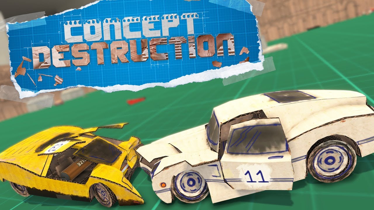 Concept Destruction - Coches de cartón 🚗 - YouTube