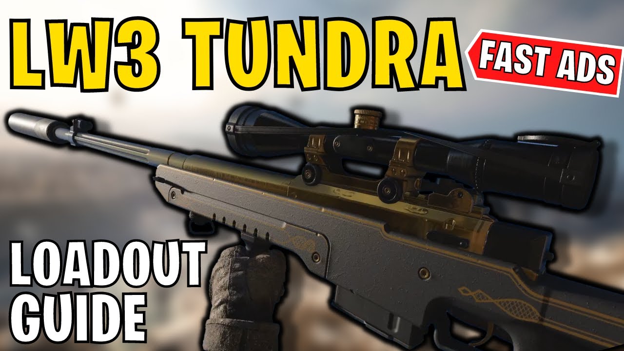 The BEST LONG RANGE SNIPER in WARZONE - LW3 Tundra - Fast ADS Build ...