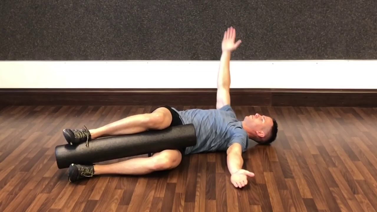Side Lying T-Spine Rotation - YouTube