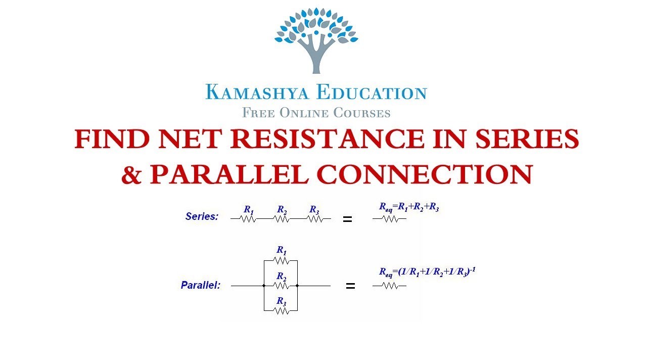 How To Find Net Resistance in Series & Parallel Connection - YouTube