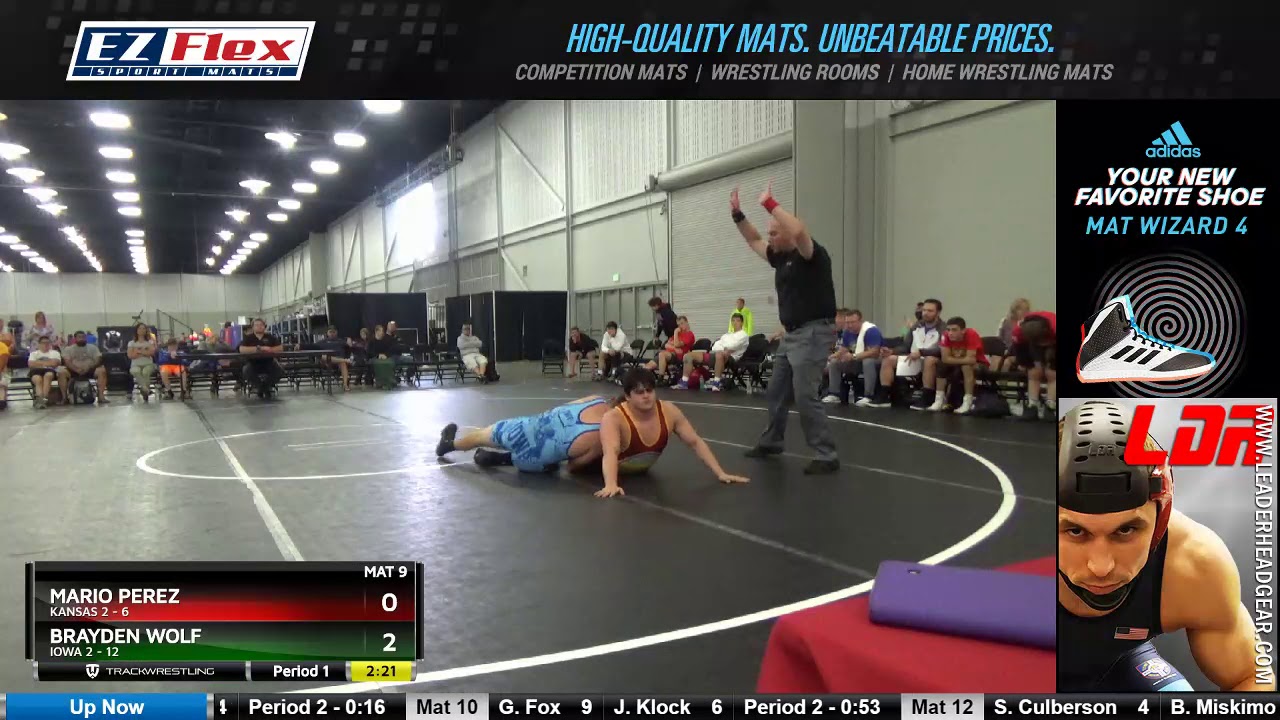 Mat 9 220 Mario Perez Kansas 2 Vs Brayden Wolf Iowa 2 - YouTube