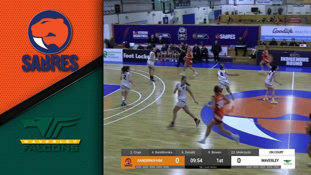 NBL1 Women | Sandringham Sabres vs. Waverley Falcons - Game Highlights ...