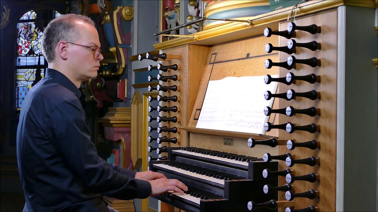 Johann Sebastian Bach - Fantasia c-Moll BWV 1121 - Fritz Siebert, Orgel ...