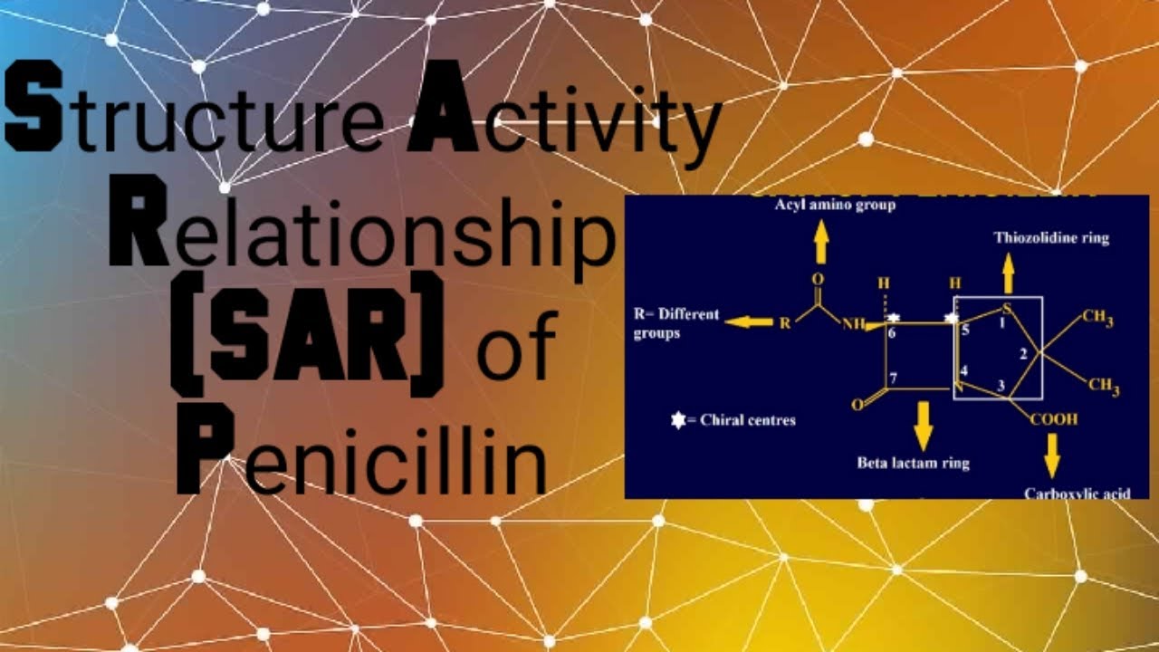 SAR of Penicillin (Structure Activity Relationship ) - YouTube