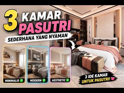 3 Inpirasai kamar pasutri sederhana yang nyaman dan keren! #bedroom